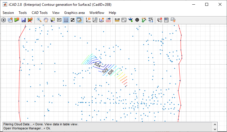 Cloud Data and Contours | iCADdocs_online